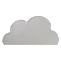China Toddler Cloud Shaped Silicone High Chair Placemat Waterproof for sale