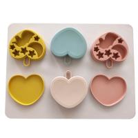 China Multi Shaped Silicone Ice Cream Moulds DIY BPA Free Unicorn Cake Mould With Lid for sale
