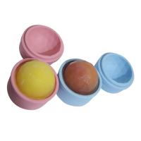 China Food Grade Silicone Ice Mold Diamond Ball Shaped Ice Cube Tray 6.2*5.6*5cm for sale