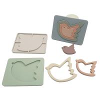 China BPA Free Silicone Animal Toys , CE Approved Baby Puzzle Toys for sale
