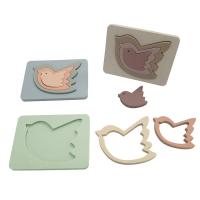 China BPA Free Silicone Animal Toys , CE Approved Baby Puzzle Toys for sale