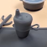 China 6PCS Color Matched Silicone Feeding Sets Dishwasher Safe For Toddler for sale