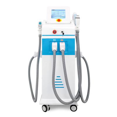 China 4-in-1 Beauty Machine with Elight Laser RF IPL Nd Yag Hair Removal Device for sale