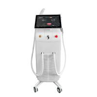 China Diode Hair Removal Machine Platinum Titanium Maquina De Depilacion Ice Laser 755 808 1064nm With Pico Nd Yag Laser Handle for sale