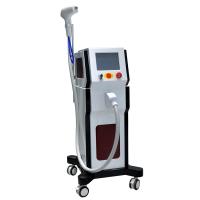 China Vertical 808nm Diode Laser Hair Removal Machine with 20-950ms Pulse Width 1~20Hz Frequency and 10 * 16mm Spot Size for sale