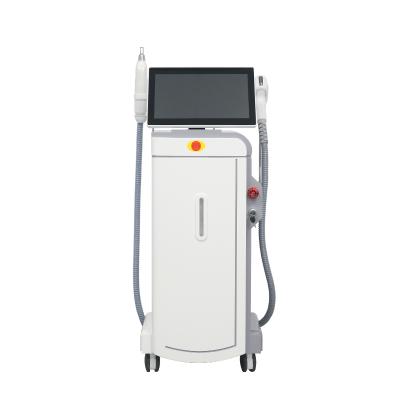 China Safe painless Diode Laser hair removal 808nm Dual handles Picosecond Laser  Portable 3 Waves Three Wavelength Diode Laser machine for sale