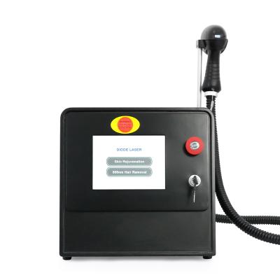 China Black color 808nm Diode Laser Portable 808 Laser Diode Hair Removal machine painless beauty machine for sale