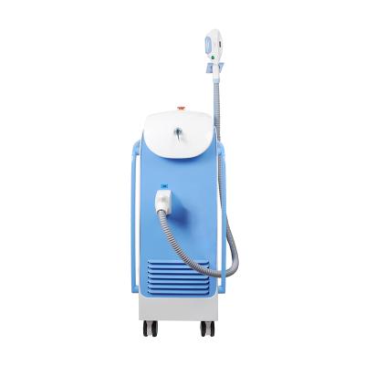 China Vertical beauty device, magnetic light and electric laser painless hair removal beauty device blue and whitecolor laser hair removal beauty device. for sale