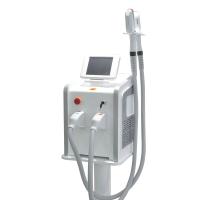 China 2 handle laser Beauty Machine laser hairremoval machine Laser mole removal, Multifunctional portable laser beauty machine for sale