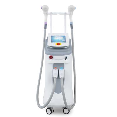 China 2 in 1  Multifunction Beauty Machine DPL laser removal machine laser hair removal painless with Vertical beauty machine for sale