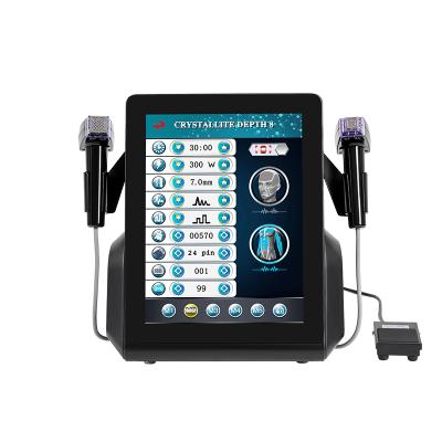 China Home and Beauty Salon Use Desktop Microneedling Machine 2 Handles Professional Skin Needling Beauty Device for Face Body Use Lifting Tightening Beauty Machine for sale