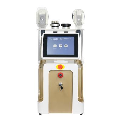 China 3 In1 Non-Invasive Painless Portable Touch Screen With Four Handles Home And Commercial Use Cryo Freezing Beauty Machine Slimming Beauty Machine for sale