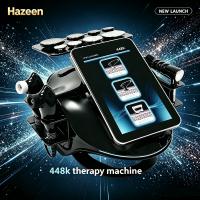 China Dispositivo de terapia Hazeen Tecar de 448 kHz para fisioterapia y reducción de celulitis, frecuencia de 448 kHz, alta potencia de 500 W. for sale