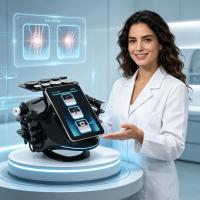 China Hazeen Nuevo Modelo Máquina de Fisioterapia de Terapia de Calor Profundo y Belleza Lifting 448KHZ con 3 Manijas Tecar y 8 Cabezales for sale