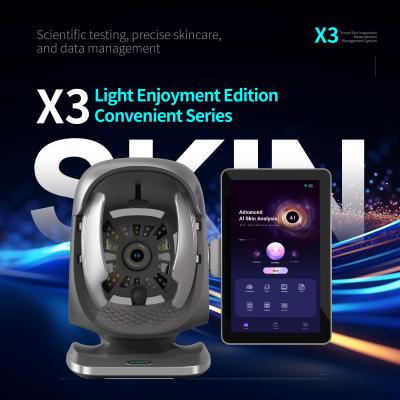 China X3 Skin Analyzer AI Camera Salon Facial Diagnostic Beauty Detector HD Scanner Machine Equipment for sale