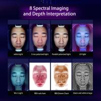 China X3 Skin Analyzer AI Camera Salon Facial Diagnostic Beauty Detector HD Scanner Machine Equipment for sale