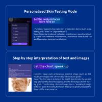 China X3 Skin Analyzer AI Camera Salon Facial Diagnostic Beauty Detector HD Scanner Machine Equipment for sale
