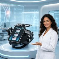 China 448KHz RF Tecar Therapy Machine with 3 Probes 8 Heads and 12 Inches Touch Screen for Deep Tissue Wellness for sale