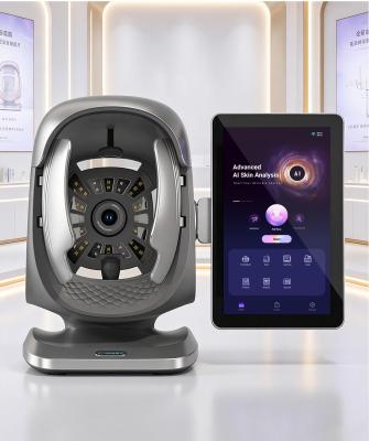 China New AI-powered Facial Skin Analyzer: 15.6-inch Screen Device for Multispectral Detection of Skin Moisture and Pigmentation. for sale