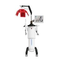 China Professional Diode LED Hair Growth Laser Machine Scalp Detection Anti Hair Loss Scalp Therapy Equipment For Hair Salon for sale