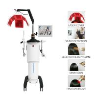 China Professional Diode LED Hair Growth Laser Machine Scalp Detection Anti Hair Loss Scalp Therapy Equipment For Hair Salon for sale