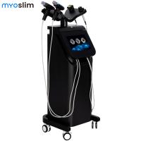 China 4 Handles Vertical M8 RF Microneedle Machine with EMRF Lifting and Cooling System for Total Skin Management for sale