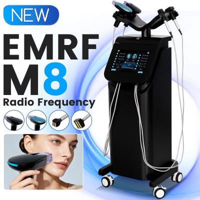 China 2026 Newest 4 in 1 EMRF M8 Gold Fractional Microneedling Facial Machine for Skin Rejuvenation Skin Tightening for sale