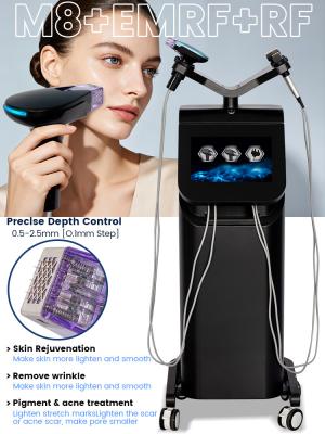 China M8 RF Microneedling Beauty Machine with 4 Handpieces for Deep Energy Penetration and Skin Tightening for sale