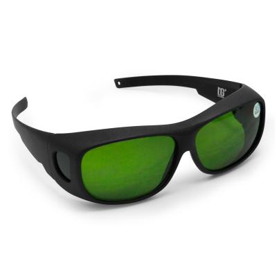 China Professional Laser Protective Goggles Green Lens 755 808 1064nm Laser Safety Glasses for Beauty Salon Laser Treatment Eye Protection for sale