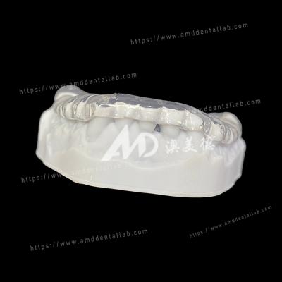 China Dual-Layer Hard-Soft Dental Splint for Bruxism Management and Occlusal Protection for sale