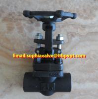 China ANSI 800LB forged globe valve for sale
