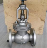 China 150LB CF8M Stainless steel flange end globe valve for sale