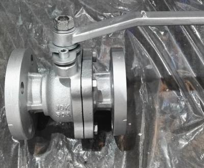 China JIS Standard JIS B2031 pressure 10K size 80A 150A cast iron 2-pc ball valve manufacturer for sale
