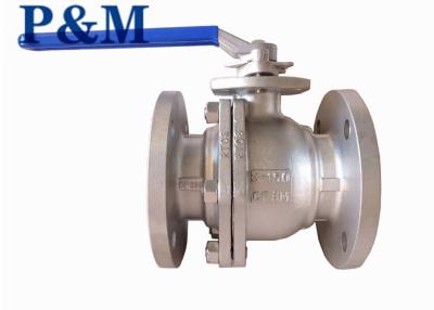 China ASTM A351 CF8 ANSI SS FLANGED ball valve for sale