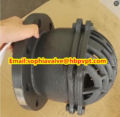 China seat EPDM PN10/PN16 flanged foot valve for sale
