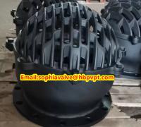 China EPDM resilient seal BS4504 cast iron foot valve for sale