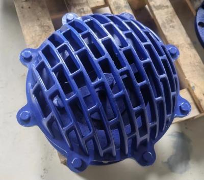 China flange standard bs4504 body material GGG50 ductile iron flanged foot valve supplier for sale