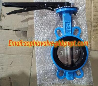China 4'' 5K 10K cast iron butterfly valve for sale