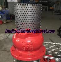 China DN100 PN16 GGG50 ductile iron foot valve supplier for sale