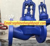 China GS-C25 PN16/PN40 cast steel bellows globe valve for sale