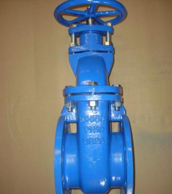 China DN150 PN10 GG25 non-rising stem flanged gate valve for sale