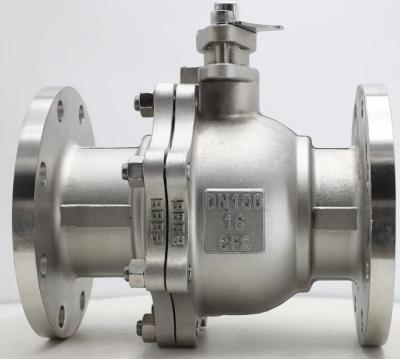China resilient seal Q41F ANSI stainless steel ball valve for sale