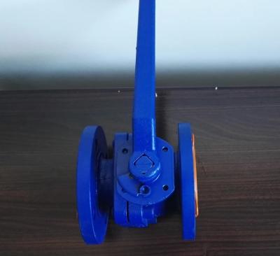 China Q41F ANSI flanged cast iron ASTM A126-B ball valve for sale
