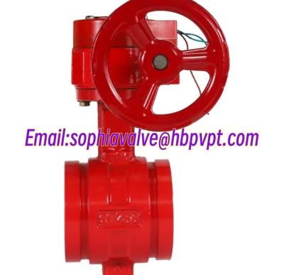 China D81X ductile iron butterfly valve handle operated for sale