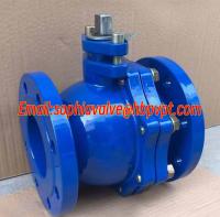 China Q41F cast iron floating resilient seal 2-pc ball valve made in China for sale