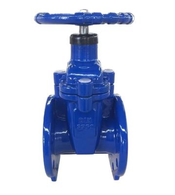 China cast iron GGG50 F4 Non-rising stem resilient seal gate valve for sale