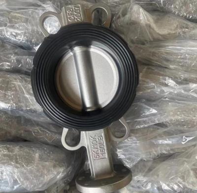 China CF8/CF8M Stainless steel ANSI wafer butterfly valve with resilient seal for sale