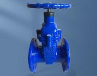 China DIN F5 Z45X NON-RISING stem flanged resilient seal gate valve for sale