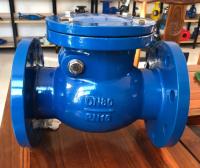 China H44T PN10/16 metal seal flanged swing check valve with competitive price for sale