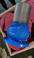 China body GGG50 pressure PN16 resilient seal flange foot valve factory for sale